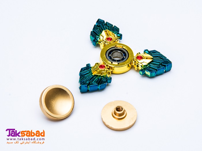فیجت اسپینر فلزی نگین دار فونیکس Chinese Culture Phoenix Fidget Spinner